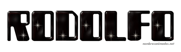 Gifs Animados del Nombre Rodolfo. Imágenes gifs. Firmas animadas