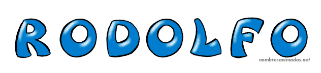Gifs Animados del Nombre Rodolfo. Imágenes gifs. Firmas animadas