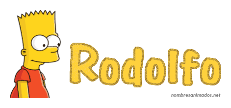 Gifs Animados del Nombre Rodolfo. Imágenes gifs. Firmas animadas