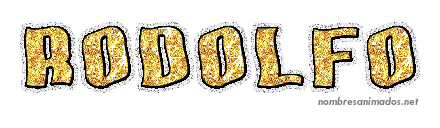 Gifs Animados del Nombre Rodolfo. Imágenes gifs. Firmas animadas