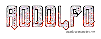Gifs Animados del Nombre Rodolfo. Imágenes gifs. Firmas animadas