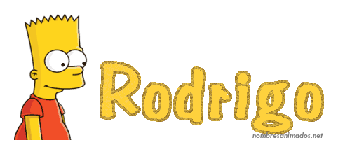 Gifs Animados del Nombre Rodrigo. Imágenes gifs. Firmas animadas