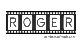 Gifs Animados del Nombre Roger. Imágenes gifs. Firmas animadas