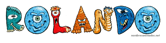 Gifs Animados del Nombre Rolando. Imágenes gifs. Firmas animadas