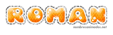 Gifs Animados del Nombre Román. Imágenes gifs. Firmas animadas