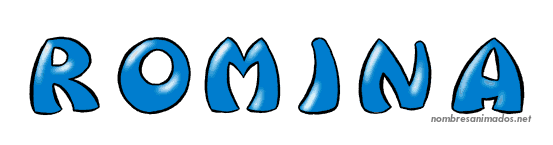 Gifs Animados del Nombre Romina. Imágenes gifs. Firmas animadas