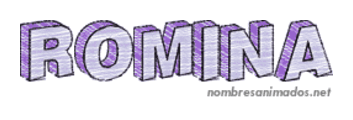 Gifs Animados del Nombre Romina. Imágenes gifs. Firmas animadas