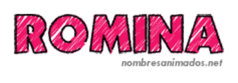 Gifs Animados del Nombre Romina. Imágenes gifs. Firmas animadas