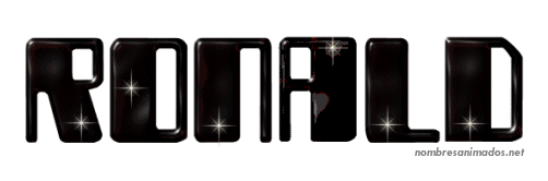 Gifs Animados del Nombre Ronald. Imágenes gifs. Firmas animadas