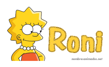 Gifs Animados del Nombre Roni. Imágenes gifs. Firmas animadas