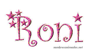 Gifs Animados del Nombre Roni. Imágenes gifs. Firmas animadas