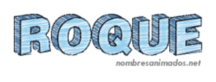 Gifs Animados del Nombre Roque. Imágenes gifs. Firmas animadas