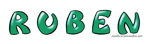 Gifs Animados del Nombre Rubén. Imágenes gifs. Firmas animadas