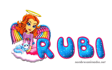 Gifs Animados del Nombre Rubí. Imágenes gifs. Firmas animadas