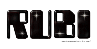 Gifs Animados del Nombre Rubí. Imágenes gifs. Firmas animadas
