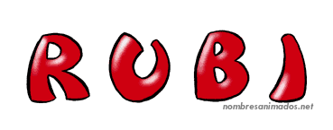 Gifs Animados del Nombre Rubí. Imágenes gifs. Firmas animadas
