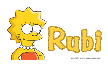 Gifs Animados del Nombre Rubí. Imágenes gifs. Firmas animadas