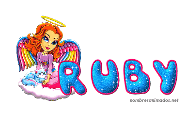Gifs Animados del Nombre Ruby. Imágenes gifs. Firmas animadas