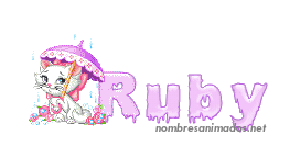 Gifs Animados del Nombre Ruby. Imágenes gifs. Firmas animadas