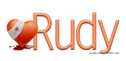 Gifs Animados del Nombre Rudy. Imágenes gifs. Firmas animadas