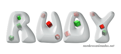 Gifs Animados del Nombre Rudy. Imágenes gifs. Firmas animadas