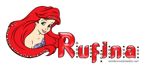 Gifs Animados del Nombre Rufina. Imágenes gifs. Firmas animadas