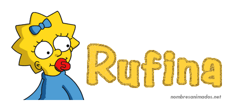 Gifs Animados del Nombre Rufina. Imágenes gifs. Firmas animadas