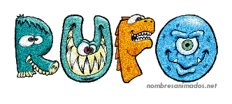 Gifs Animados del Nombre Rufo. Imágenes gifs. Firmas animadas