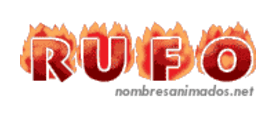 Gifs Animados del Nombre Rufo. Imágenes gifs. Firmas animadas