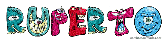 Gifs Animados del Nombre Ruperto. Imágenes gifs. Firmas animadas