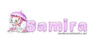 Gifs Animados del Nombre Samira. Imágenes gifs. Firmas animadas