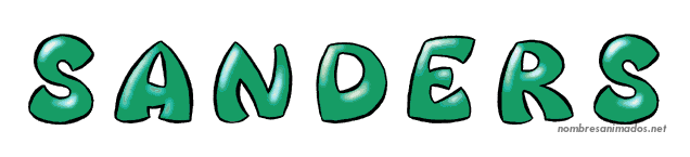 Gifs Animados del Nombre Sanders. Imágenes gifs. Firmas animadas