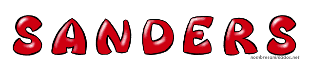 Gifs Animados del Nombre Sanders. Imágenes gifs. Firmas animadas