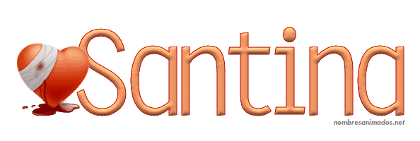 Gifs Animados del Nombre Santina. Imágenes gifs. Firmas animadas