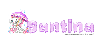 Gifs Animados del Nombre Santina. Imágenes gifs. Firmas animadas