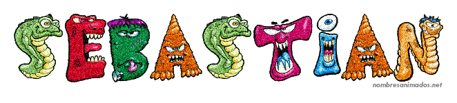 Gifs Animados del Nombre Sebastián. Imágenes gifs. Firmas animadas