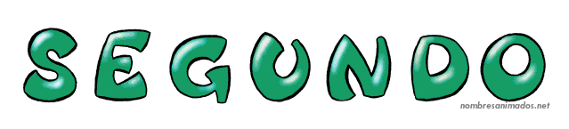 Gifs Animados del Nombre Segundo. Imágenes gifs. Firmas animadas