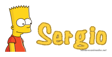 Gifs Animados del Nombre Sergio. Imágenes gifs. Firmas animadas
