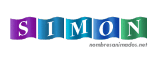 Gifs Animados del Nombre Simón. Imágenes gifs. Firmas animadas