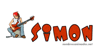 Gifs Animados del Nombre Simón. Imágenes gifs. Firmas animadas