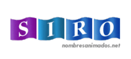 Gifs Animados del Nombre Siro. Imágenes gifs. Firmas animadas