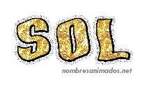 Gifs Animados del Nombre Sol. Imágenes gifs. Firmas animadas