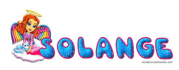Gifs Animados del Nombre Solange. Imágenes gifs. Firmas animadas