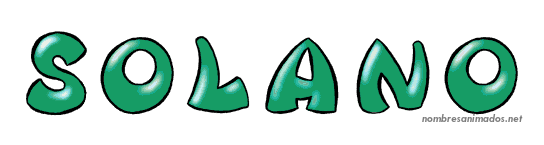 Gifs Animados del Nombre Solano. Imágenes gifs. Firmas animadas