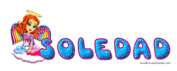 Gifs Animados del Nombre Soledad. Imágenes gifs. Firmas animadas