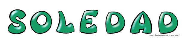Gifs Animados del Nombre Soledad. Imágenes gifs. Firmas animadas