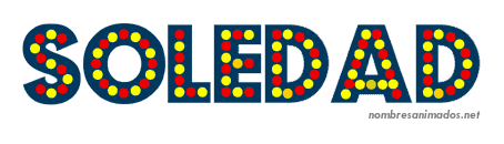 Gifs Animados del Nombre Soledad. Imágenes gifs. Firmas animadas