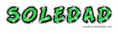 Gifs Animados del Nombre Soledad. Imágenes gifs. Firmas animadas