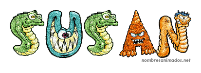 Gifs Animados del Nombre Susan. Imágenes gifs. Firmas animadas