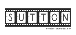 Gifs Animados del Nombre Sutton. Imágenes gifs. Firmas animadas